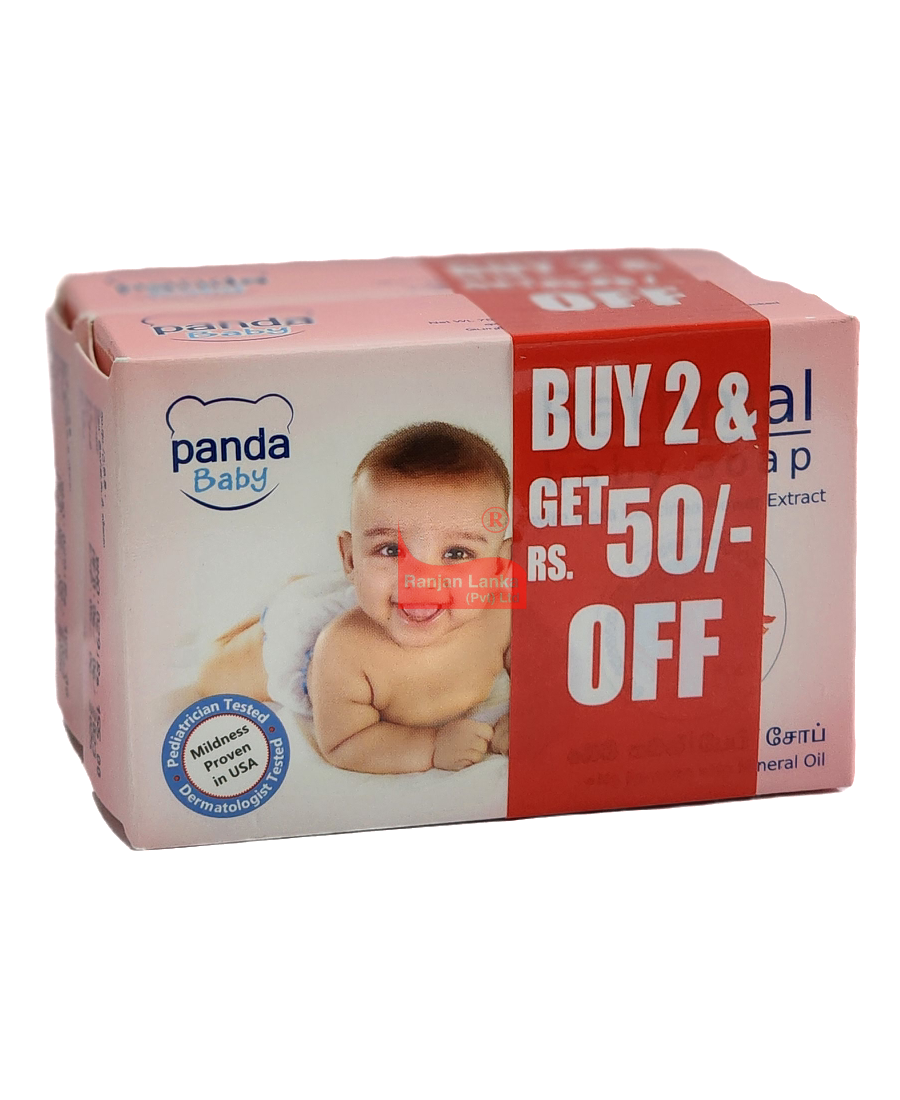 Panda Baby Soap Rathmal Double Pack